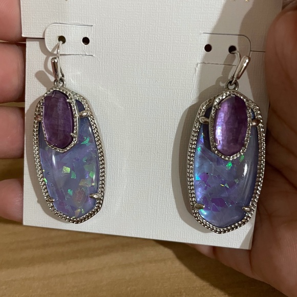 Kendra Scott | Jewelry | Kendra Scott Emmy Elisa Lilac Purple ...
